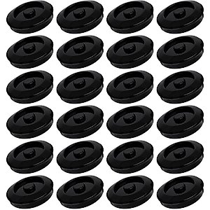 Carlisle FoodService Products 047503 Stackable Tortilla Server with Lid, 7-1/4" / 2", Black (Pack of 24)