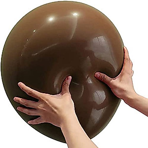 TEDREN 127PCS Balloon Garland Arch Kit Coffee Brown White Latex Balloons Kit for Garland Theme Party Birthday Baby Shower Wedding Decorations (Coffee)