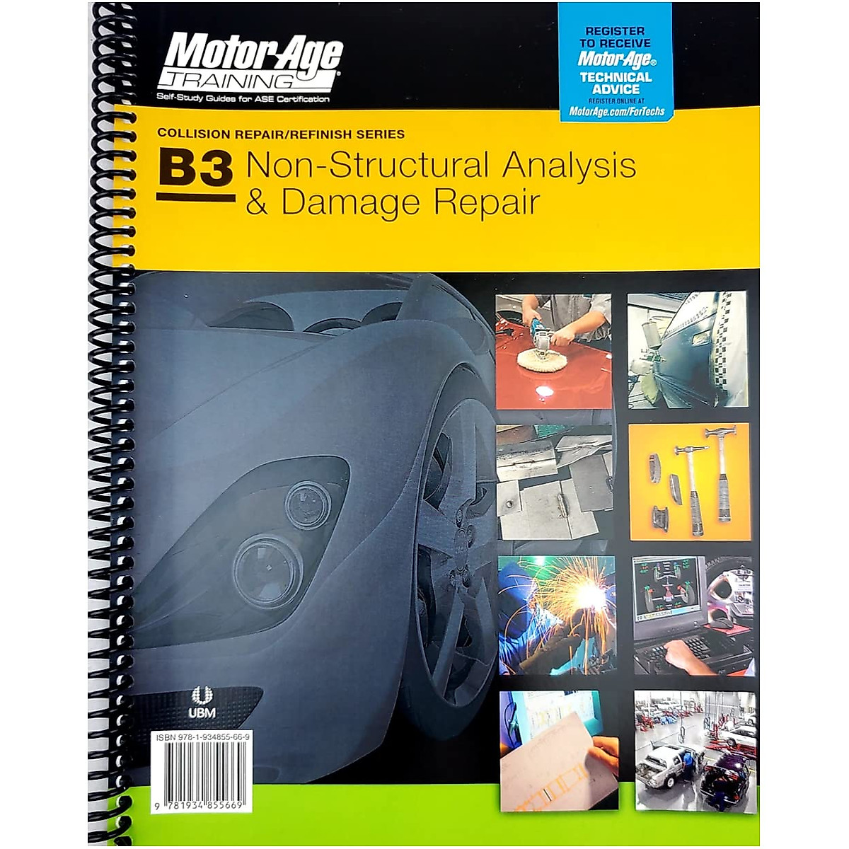 ASE Certification Test Prep Collision Repair (B2 - B6) Study Guide Package