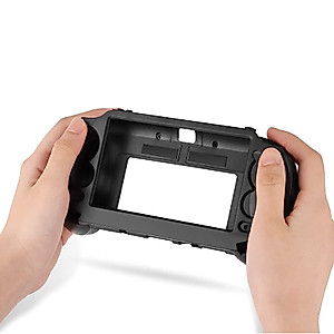 L2 R2 Trigger Hand Grip Shell Controller Protective Case for Sony PS Vita 1000 (Black)