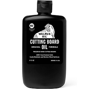 WALRUS OIL - Cutting Board Oil and Wood Butcher Block Oil, 8 oz Bottle, FDA Food-Contact Safe
