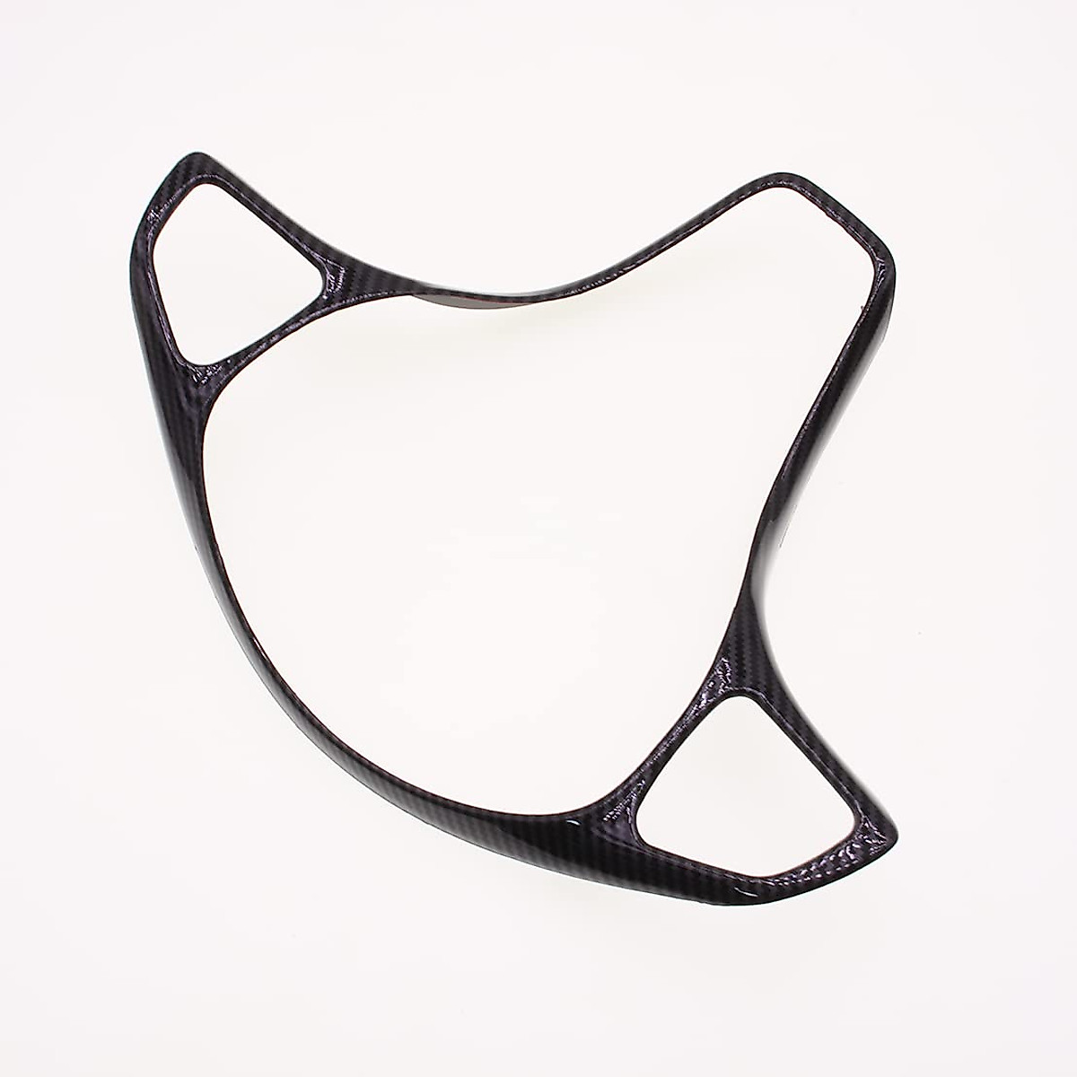 EIDRAN Carbon Fiber Car Steering Wheel Accessories Compatible with Mercedes-Benz C-Class W205 GLC-Class X253