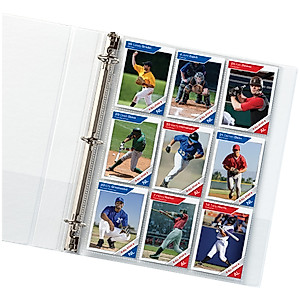 Avery 9 Pocket Trading Card Pages for 3 Ring Binder, Pokemon Cards, Pack of 10, Holds 90 Cards Total (76016)