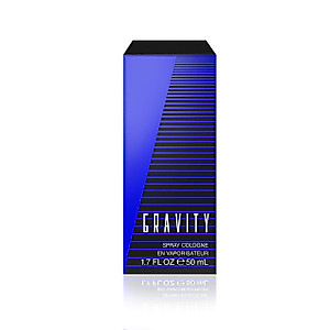 Gravity Eau de Cologne Spray, Vegan Formula, Fragrance, Earthy Wood and Leather Notes, 1.7oz