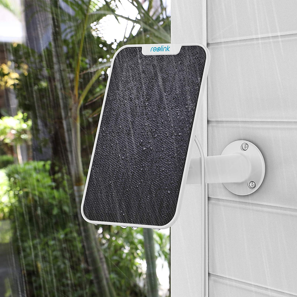 REOLINK 3W Solar Panel Power Designed for Wireless Outdoor Security Camera Solar Powered Cameras, 6V Type C Port, Compatible with Argus Eco/Go PT Plus/Argus 3 Pro/Argus PT, Non-Stop Charging (White)