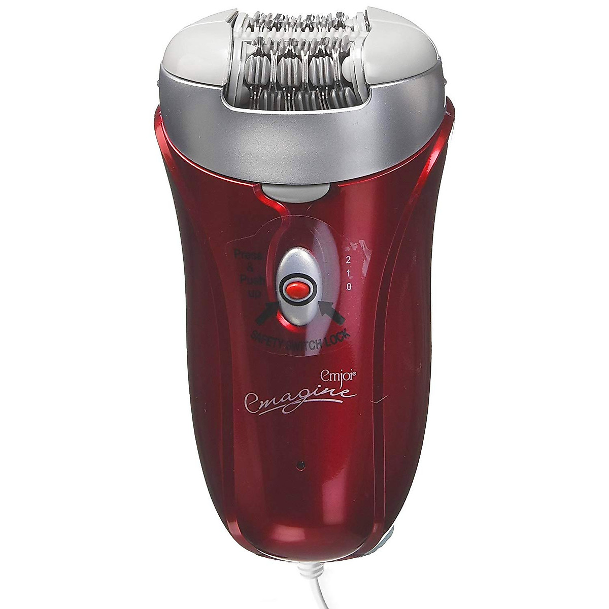 Emjoi Epilator with 72 Tweezers - Dual Opposed Head, Hair Removal for Women, Best for Legs, Underarm, Bikini Epilation, Body & Facial Hair Remover