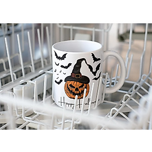 Halloween Mug, 12oz Ceramic Mug, Dishwasher and Microwave Safe, High Quality Sublimation, Perfect Gift For Halloween, Perfect Fall Gift, By Blair's Best Gifts LLC