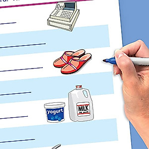 Spelling Rules Flip Chart Set (Grades 3 - 6) - 10 Laminated Write-On/Wipe-Off, Double-Sided Charts Mounted on Easel with Activity Guide