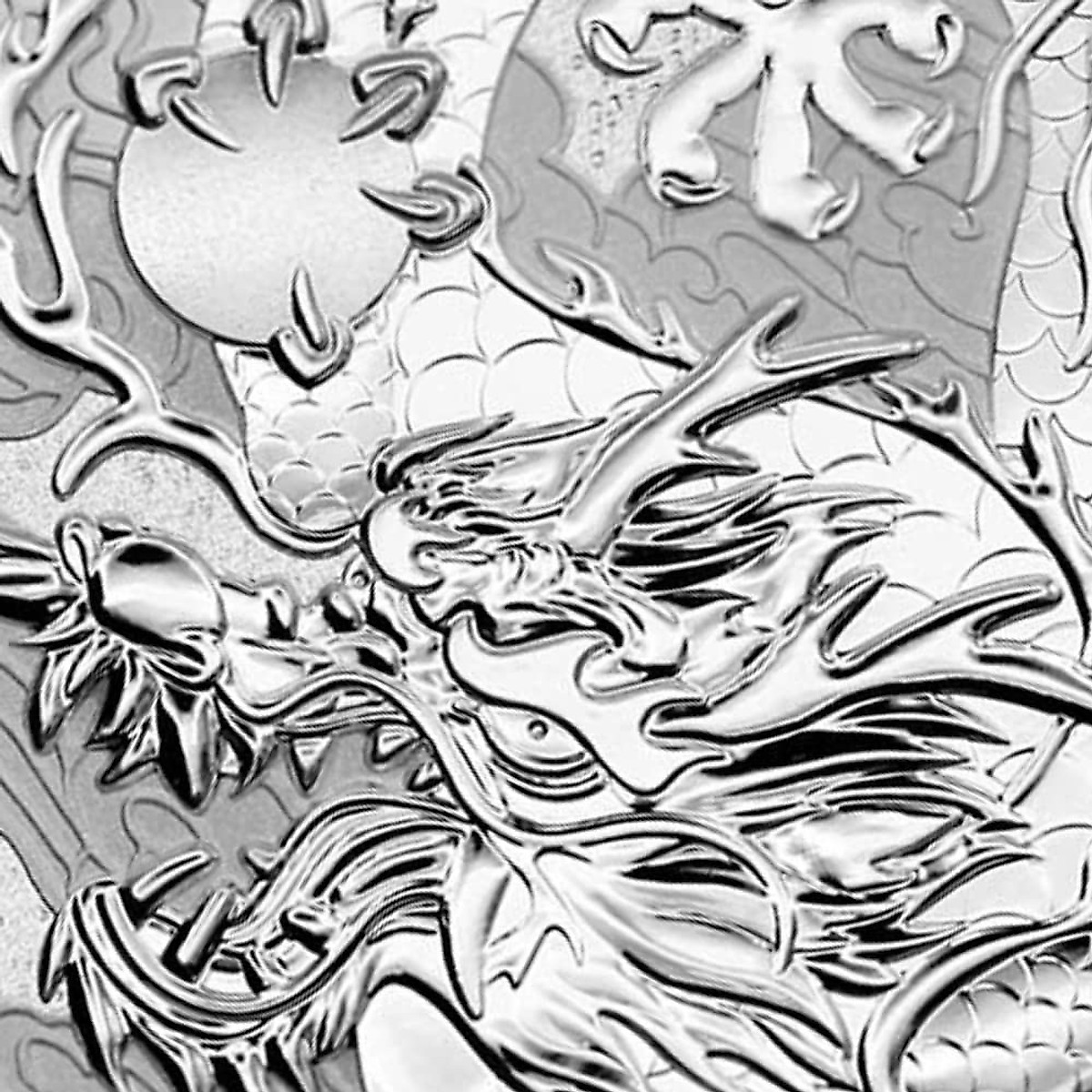 2021 P 1 oz Australian Silver Myths & Legends Dragon Coin Brilliant Uncirculated (BU - in Capsule) with Certificate of Authenticity $1 Seller Mint State