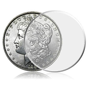 25 - Air-Tite H38 (38.1mm) Direct Fit Coin Holder Capsules for US Dollar (Morgan, Eisenhower, Peace, Trade)