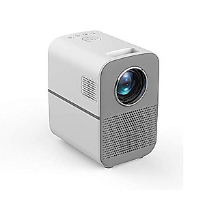 ALIZJJ Professional Native 1080P Full HD LED Projector HDMI Projector with Display Compatible TV Stick Mini Portable Projector Best Shooting Distance 0.5-3m
