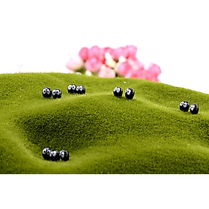 20 pcs Mini Black elf Statues,Aquarium Fish Tank Sand Table Decorations,Bonsai Craft Decor of Holiday or Cake,Miniature Figurines Set, Fairy Garden Accessories