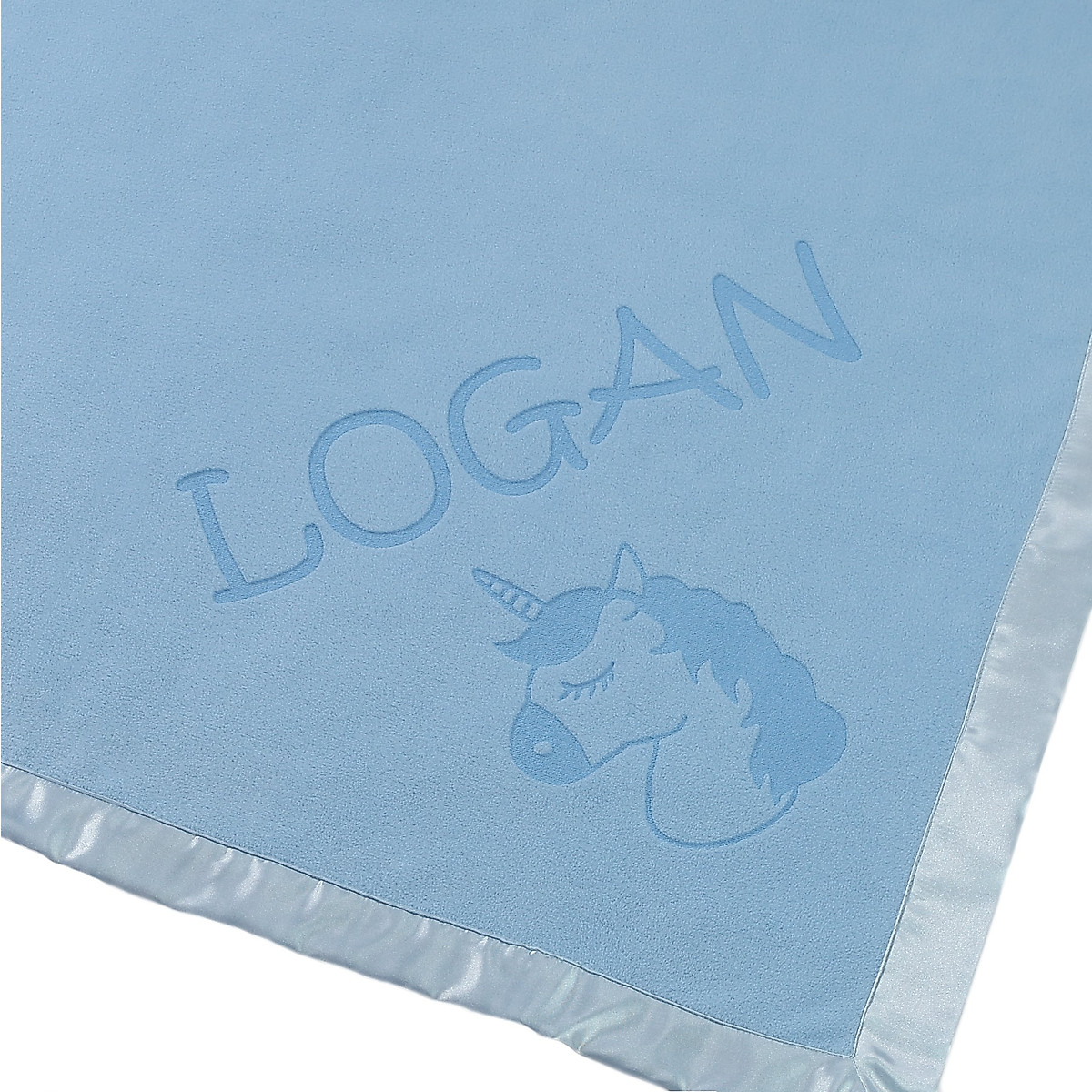 Custom Catch Personalized Unicorn Baby Blanket - Gift for Girl - Newborn or Infant - Pink