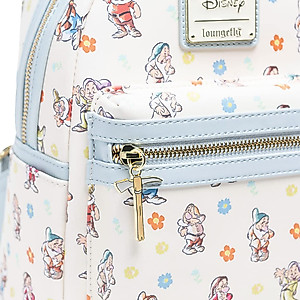 Loungefly Women's Disney Snow White and the Seven Dwarfs Blue Backpack