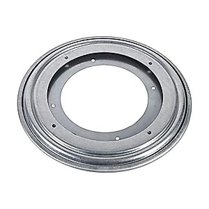 Aramox 4 Types Rotating Swivel Plate Bearing Swivel Plate Metal Swivel Turntable Round Circular Turntable Bearing for Kitchen Home(9"-Silver)