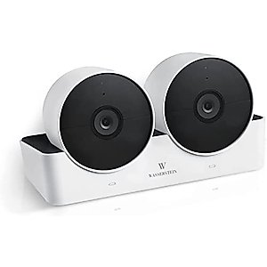 Wasserstein Charging Station Compatible with Google Nest Cam Outdoor or Indoor, Battery - Dual Charging Slot for Nest Cam (Nest Cam NOT Included)