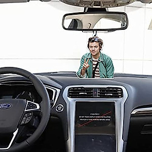 Harry Air Styles Freshener Pendant Fans Gift Car RearviewMirror Pendant for Supplie Interior Accessories Air Freshener (B#)