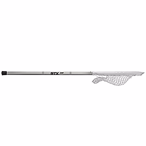 STX Lacrosse Shield 100 Goalie Complete Stick White/White/Platinum
