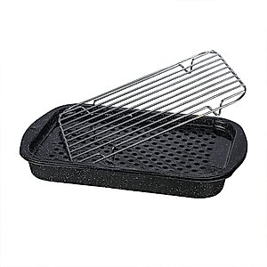 Granite Ware Roaster/Broiler Set, 2-Piece
