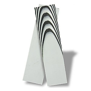 Ultrex SureTouch Micarta-3/16" Scales-Knife Handle Material (Black/White)