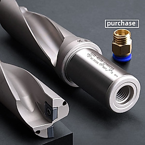SP Series Drills, Blade Drills, Metal Drills, 13mm-50mm Depth 2D 3D 4D Indexable U Drill, Mechanical Lathe CNC. (Color : C40-D42-SP14, Size : 3D)