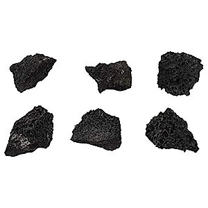 6PK Raw Scoria, Igneous Rock Specimen - Approx. 1"- Geologist Selected & Hand Processed - Great for Science Classrooms - Eisco Labs