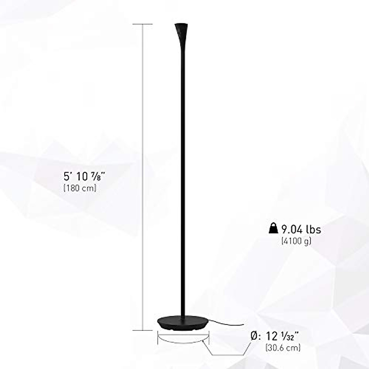 Panasonic HomeHawk FLOOR Home Monitoring HD Camera for Senior Care, Motion Detection Night Light, 2-way Talk, 24/7 Live View + Secure Recording, Alexa Compatible - KX-HNC850 (Black Satin)