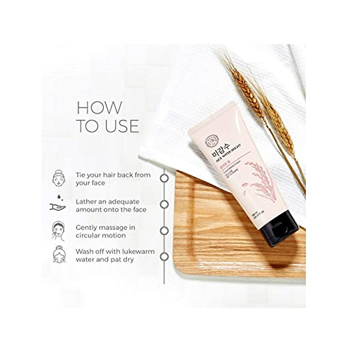 THEFACESHOP Rice Water Bright Foam Cleanser 150ml