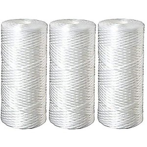 Three 5 Micron Polypropylene String Wound Water Filter Cartridges Compatible with 3MAP814 & WP5BB97P, WPX5BB97P, WP5BB975 by CFS