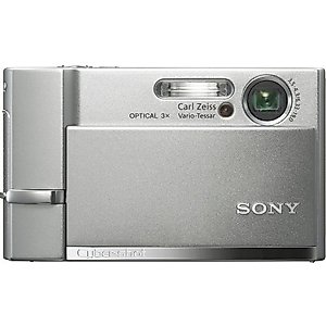 Sony Cybershot DSC-T50 7.2MP Digital Camera with 3x Optical Zoom (Silver)
