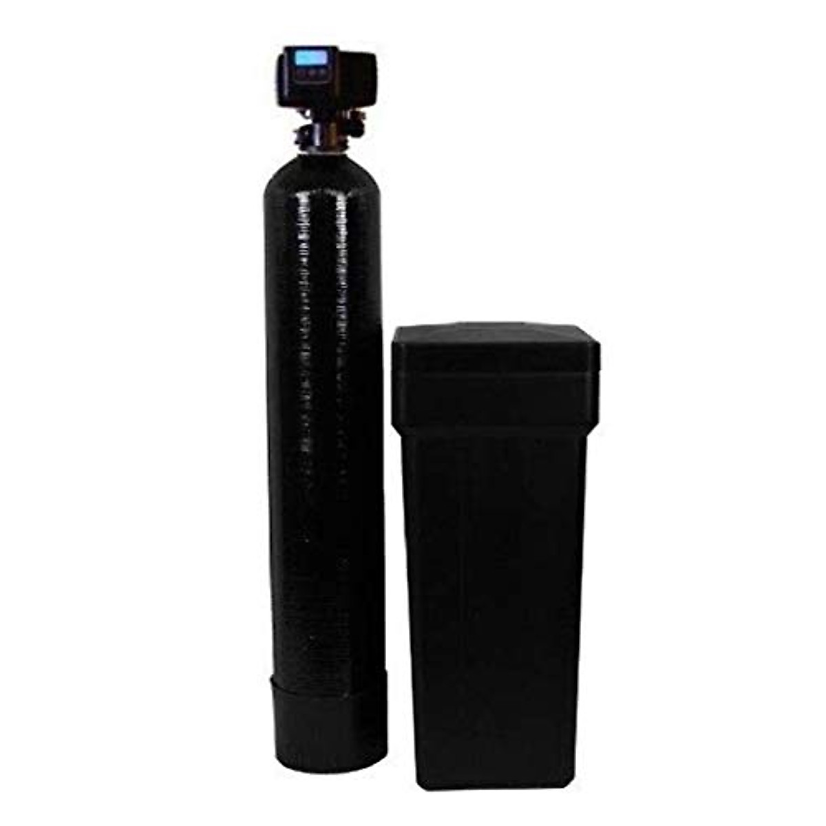 Fleck 80k On Demand Water Softener with Resin Made in USA/Canada 80,000 Grains Black