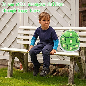 NIXFOX Kids Backpack,Backpack Turtle Shell Green Soft Stuffed Cartoon Cute Turtle Costume Backpack,Cosplay Costume Accessory Prop