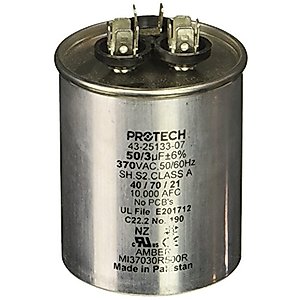 Protech 662766275353 50/3/370 Dual Round Capacitor