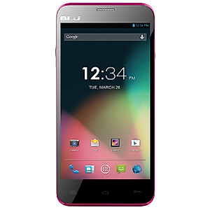 BLU Dash 5.0 D410a Unlocked Dual SIM GSM Phone (Pink)