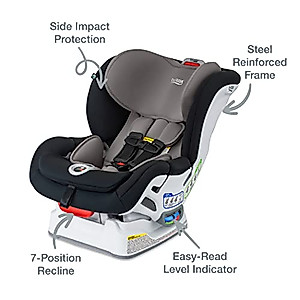 Britax Boulevard Clicktight Convertible Car Seat, Gray Contour SafeWash