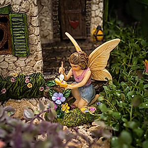PRETMANNS Fairies for Fairy Garden – Fairy Garden Accessories for Outdoor – Garden Fairy Figurines – Garden Fairies for Miniature Fairy Garden – Small Fairy Figurines - 2 Piece Fairy Kit