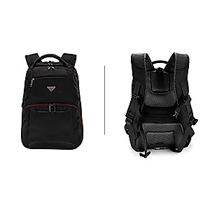 Freebiz Business, Travel & Sports Water Repellent Polyester Laptop Backpack With Adjustable Laptop Bag
