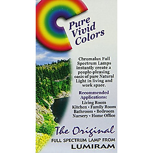 Chromalux Standard Clear 3 Way Light Bulb