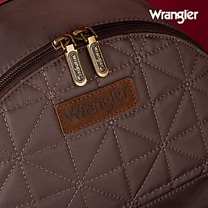 Montana West × Wrangler Backpack Purse for Women Quilted Backpack for Travel