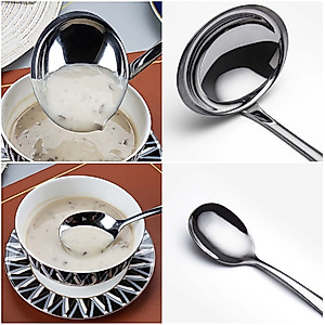 Elegant 72-Piece Silverware Set, Stainless Steel Flatware Set for 12 Guests - Comprehensive Cutlery and Serving Utensils Set, Dishwasher Safe