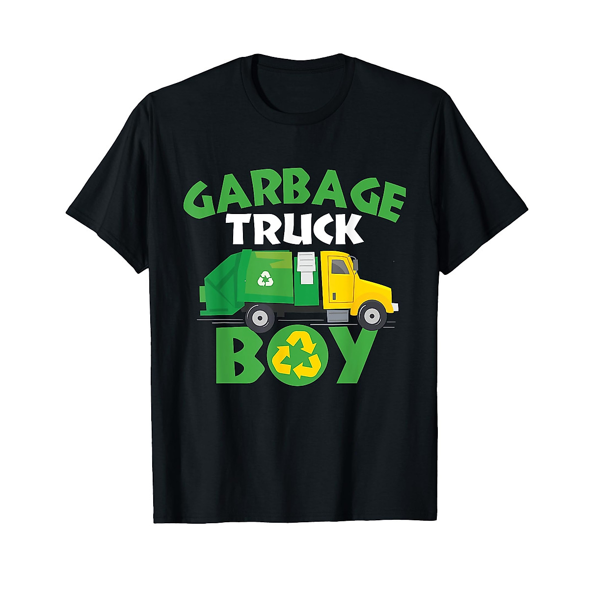 Garbage Truck Boy - Trash Bin Waste Management Recycling T-Shirt