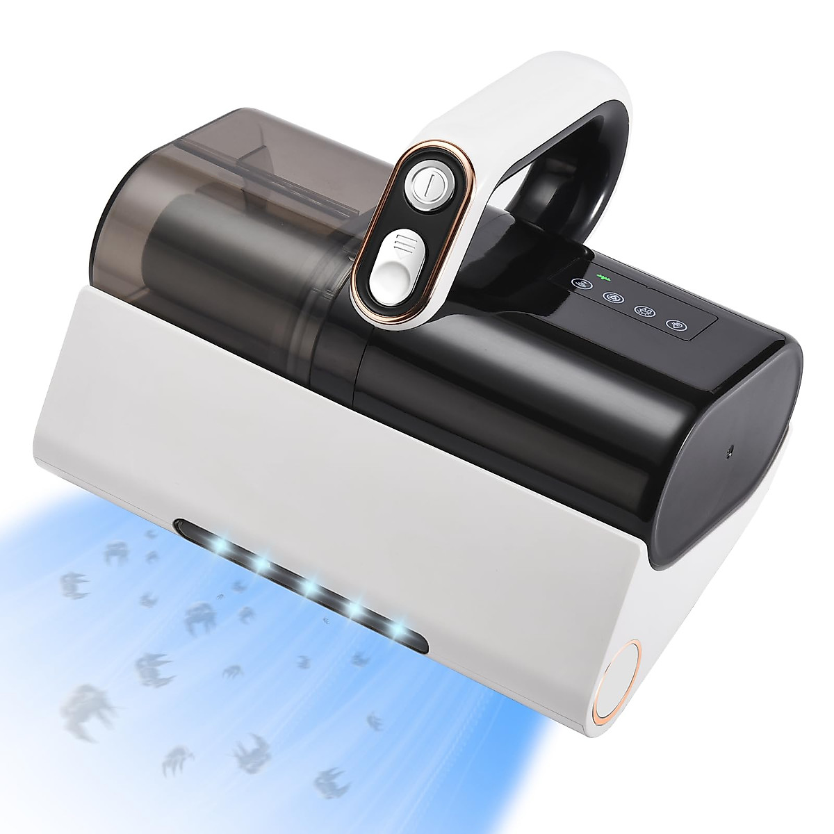 HYNSEN Mattress Vacuum Cleaner, Bed Vacuum Cleaner with UV & High Heating Tech, 12Kpa Suction 500W Powerful Handheld Vacuums for Dust Recognition & Remove Pet Hair