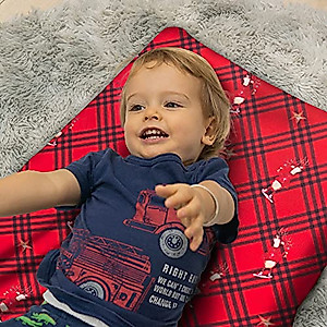 ALVABABY Christmas Gift Stretchy Jersey Changing Pad Covers 2 Pack Bassinet Sheet Soft and Light Baby Cradle Mattress for Boys and Girls 2CZE08