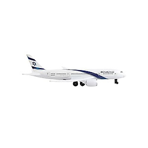 Daron Toy Airplane – El Al – Die-Cast Metal Model Airplane Toy with Plastic Parts for Kids Ages 3+
