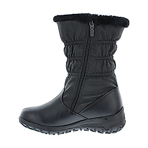 totes Womens Madina Snow Boots, Black, 10