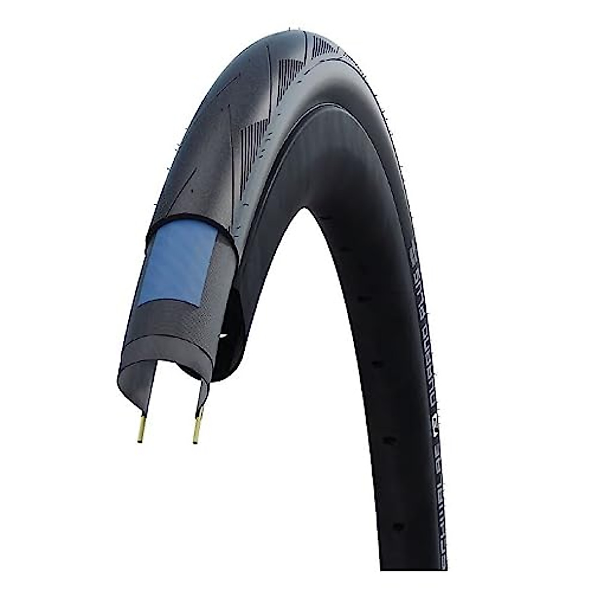 Schwalbe - Durano Road and Touring Folding Clincher Bike Tire | 700 x 25 | Performance Line, RaceGuard | Black/Grey