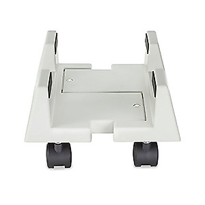 Mount-It! CPU Stand with Wheels, Adjustable Width Computer Cart, Universal Design Fits Desktop PC Tower ATX, Locking Wheels, 6-10.2" Wide 60 Lbs Capacity