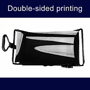 Collapsible Wagon Cart Curvy Wave in The Sand Shore of Beach in Black and White Foldable Utility Wagon Large Capacity Garden Cart with Push Bar for Beach Camp Outdoor Shopping