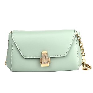 OSGTFY Small Crossbody Purses bags for Women Handbags Shoulder Bag | Zipper Pocket | Metal Strap (green)