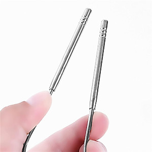 LoveAloe Durable Tongue Cleaning Brush Metal Travel Portable Food Scraper For Adults Keep Teeth Healthy